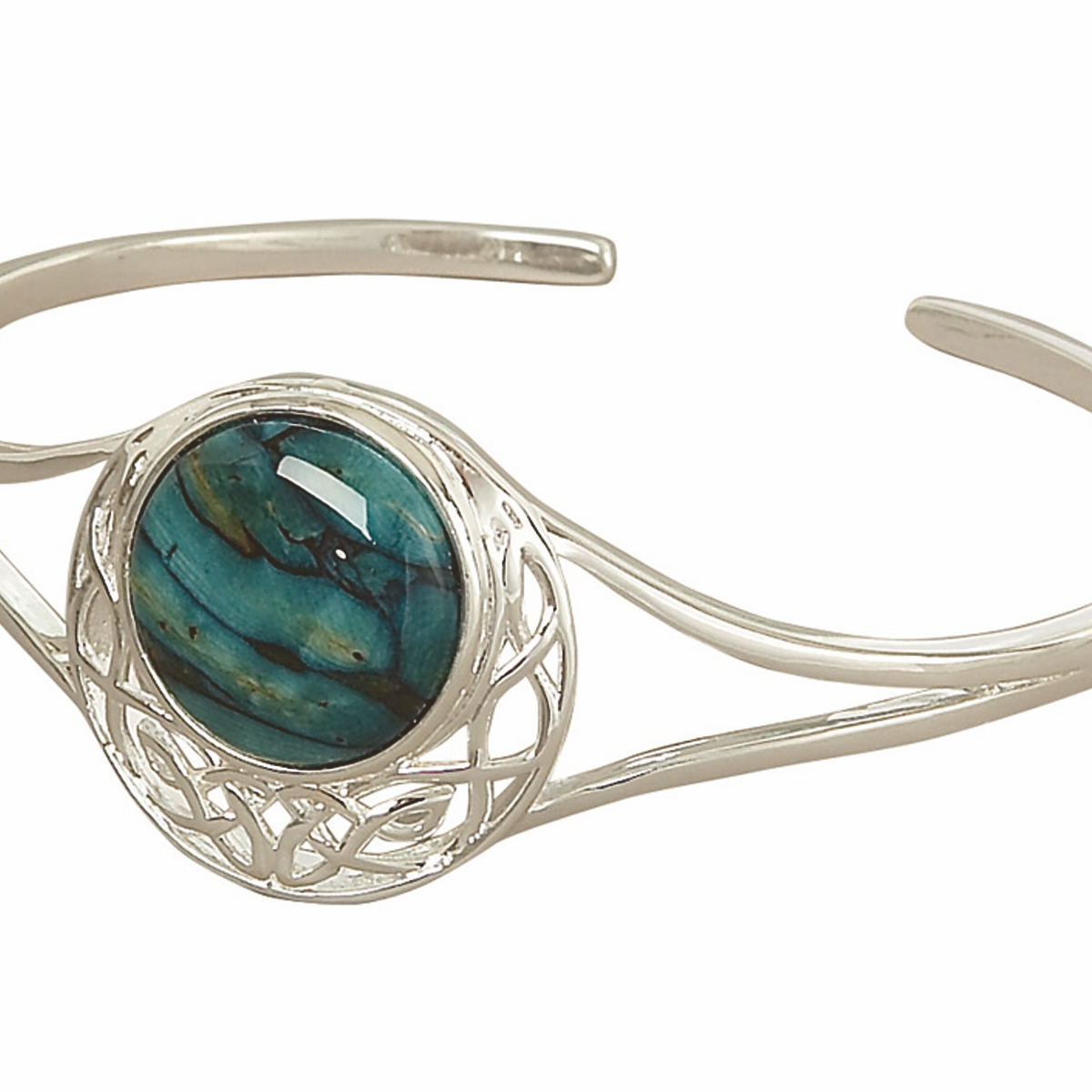Unveil Timeless Beauty: Heathergems Comrag Celtic Bangle - Handcrafted ...